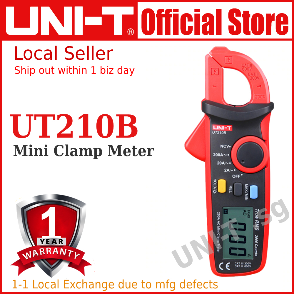 Uni-T UT210B Mini Clamp Meter | Shopee Singapore