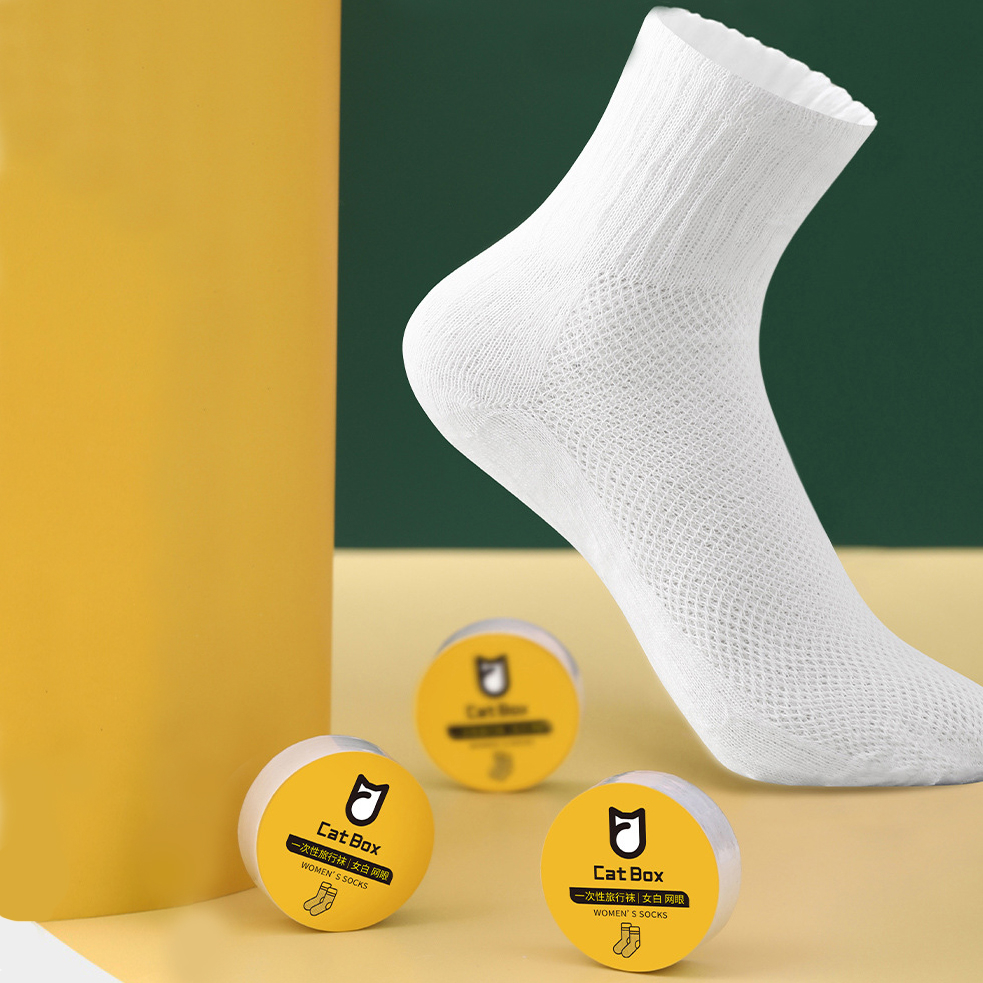 Premium Disposable Socks Compressed Socks for Travel Business trip ...