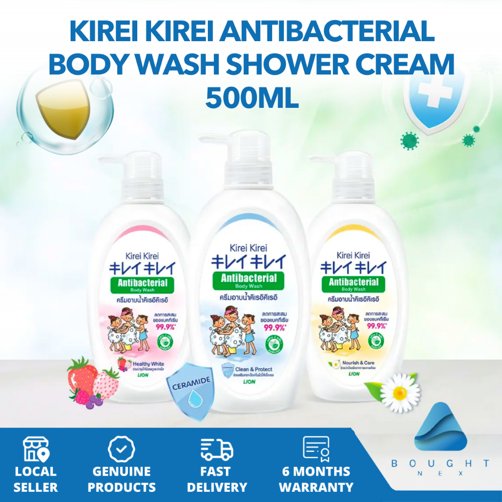 Kirei Kirei Antibacterial Body Wash – 500ml, Advanced Clean, Gentle ...