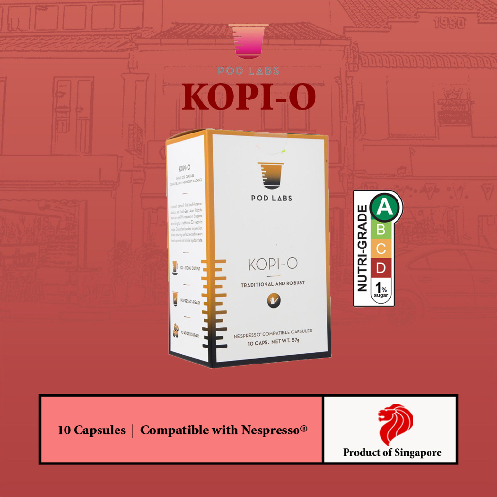 Pod Labs Nespresso Compatible Kopi-O (10 Capsules) | Shopee Singapore