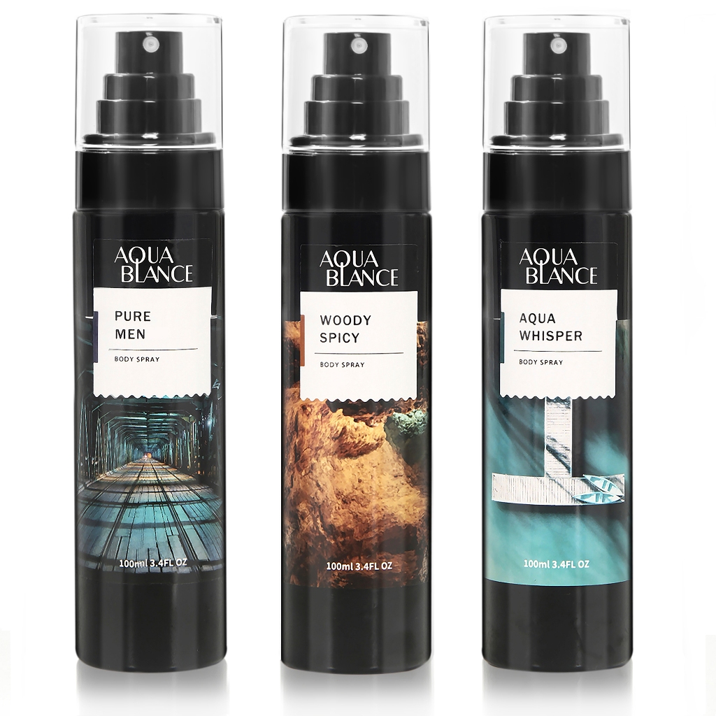 AQUABLANCE Premium Deodorizing Body Spray for Men|Mens Body Refreshing ...