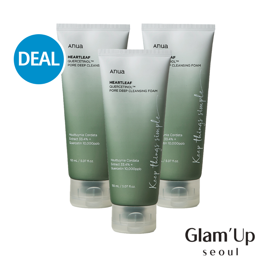 [ANUA] (Bundle Deal) Heartleaf Quercetinol Pore Deep Cleansing Foam ...
