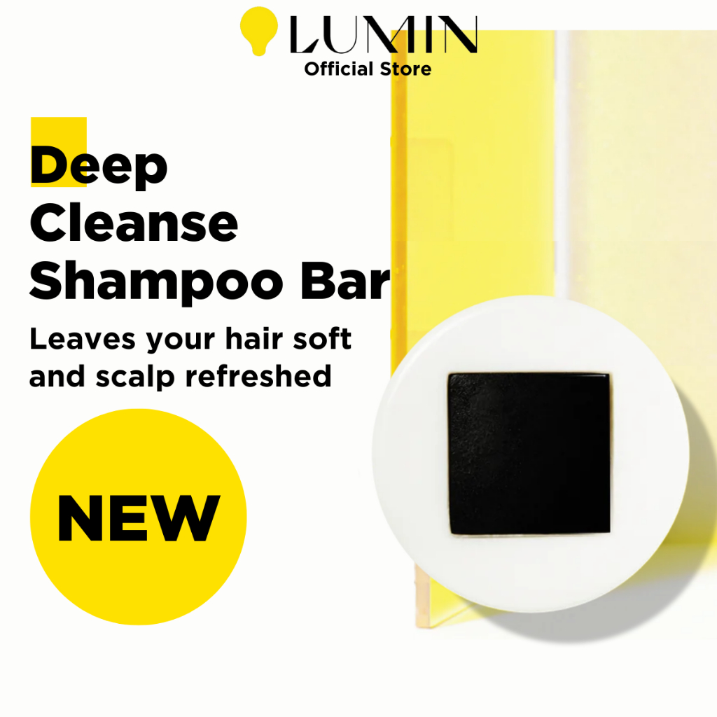 LUMIN Deep Cleanse Shampoo Bar Balances Scalp Oils Leaves Hair Soft And ...