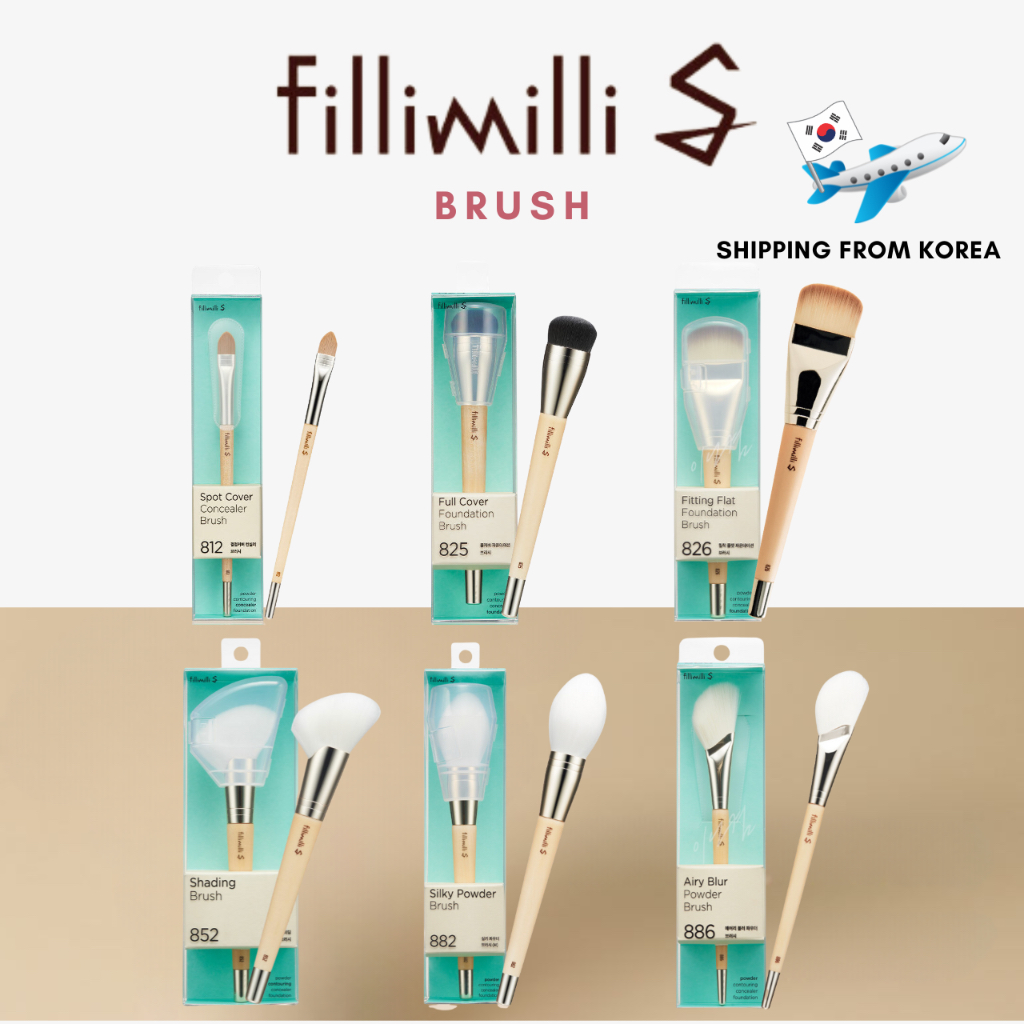 [Fillimilli] [Premium S] Make Up Brush, Eyeshadow, Eye Make Up Brush, Brow & Eyelash, Base Make ...