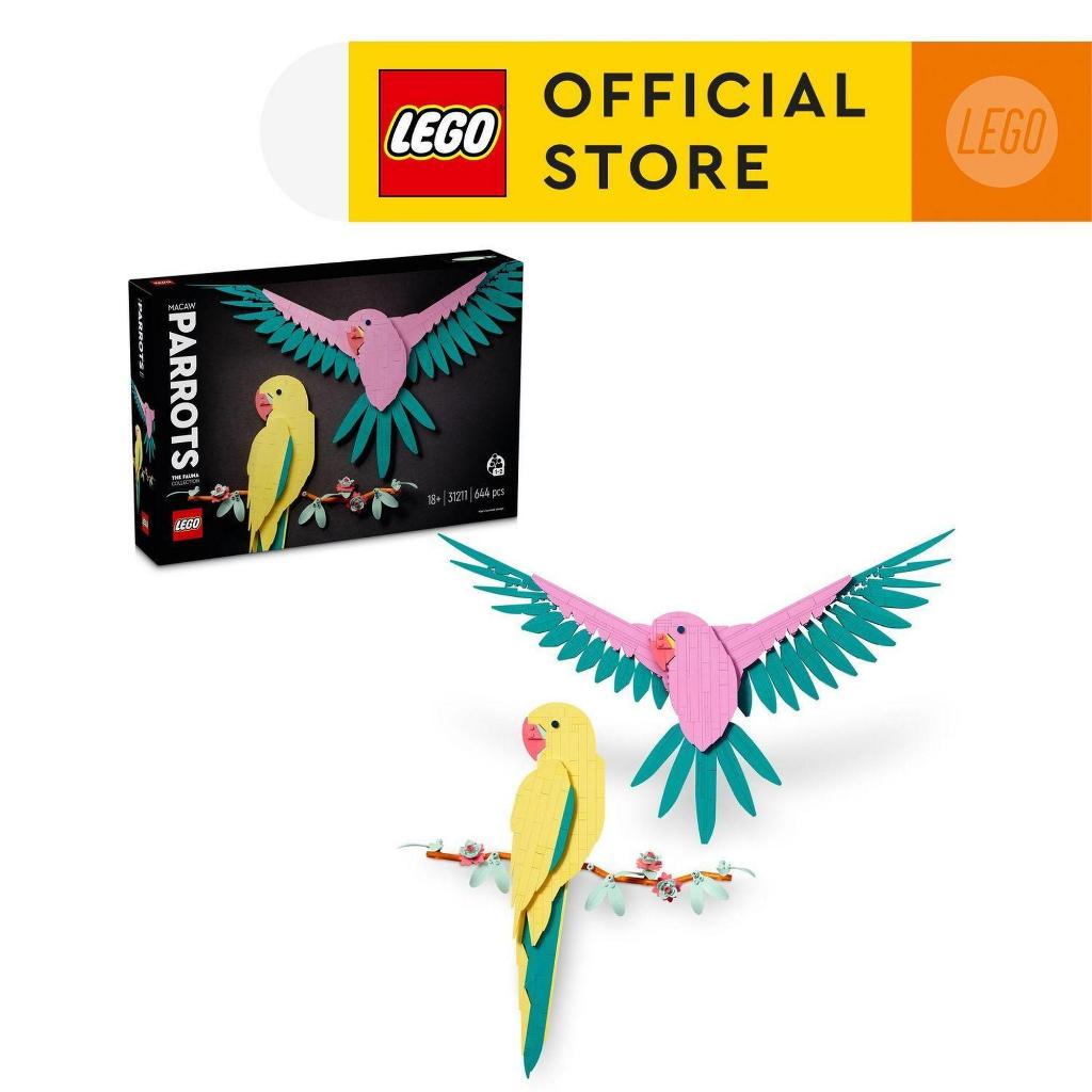 LEGO Art 31211 The Fauna Collection – Macaw Parrots Nature Wall Decor ...