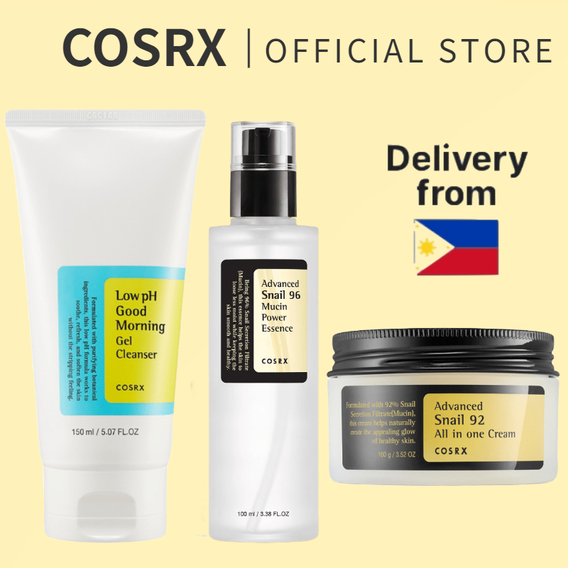 【COSRX OFFICIAL】SET Advanced Snail 96 Mucin Power Essence Soothing ...