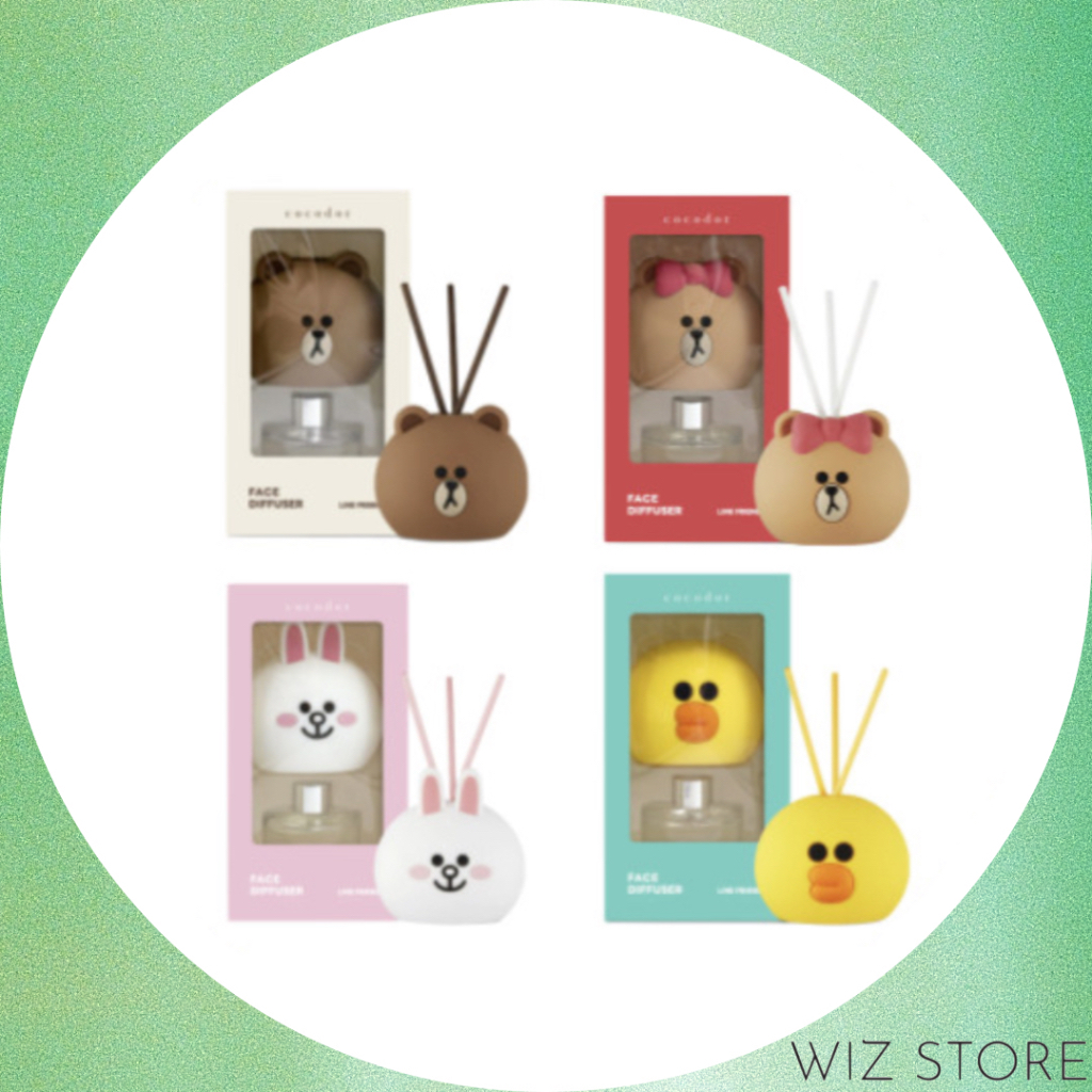 [Cocodor] Line Friends Face Reed Diffuser 50ml Pure Cotton (Brown ...
