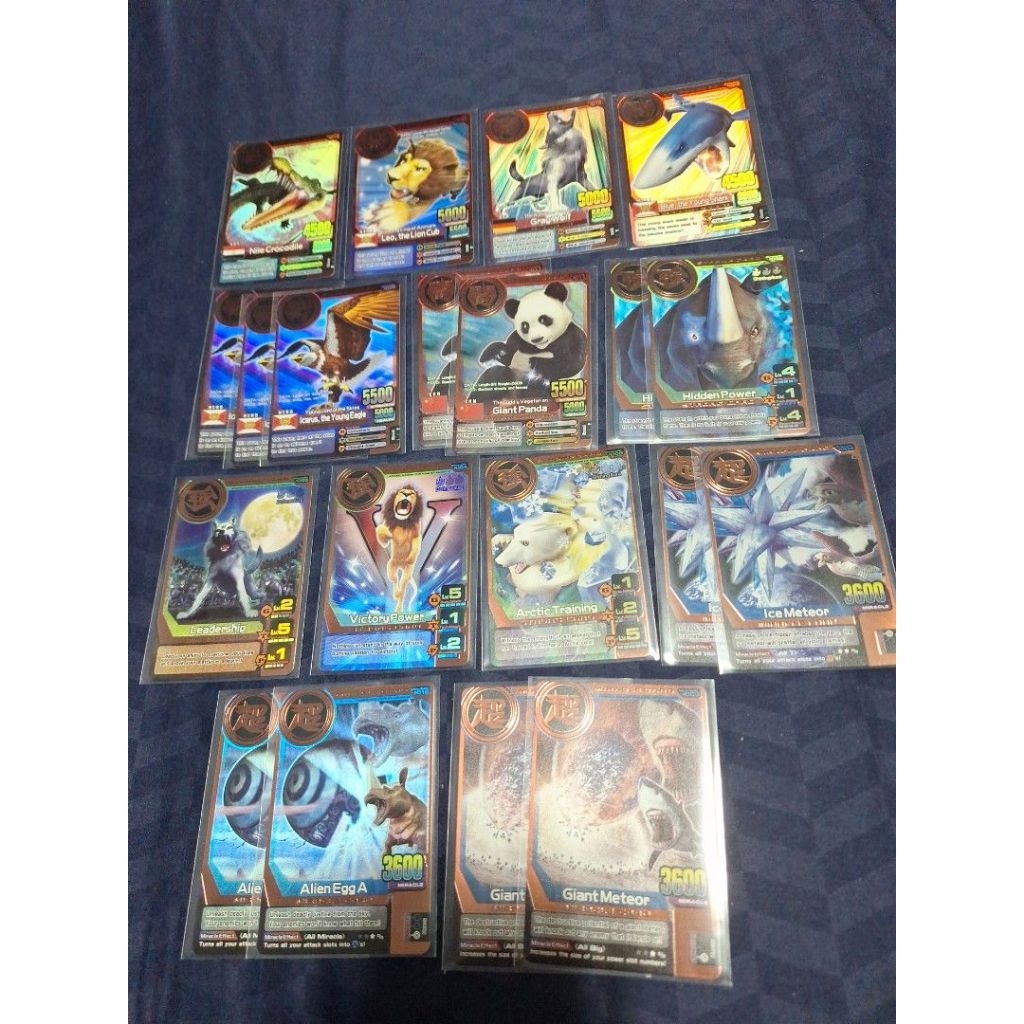 Animal Kaiser Plus Bronze Rare Cards V1 | Shopee Singapore