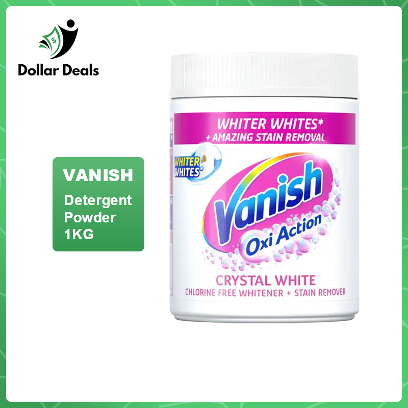 Vanish Oxi Action Powder 1Kg Chlorine Free Whitener + Stain Remover ...
