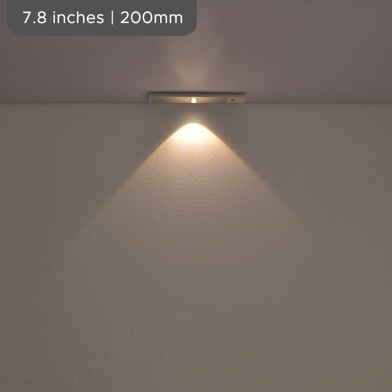 Wireless Metal Casing Motion Sensor Cabinet Light Ultra Slim 3 Color ...