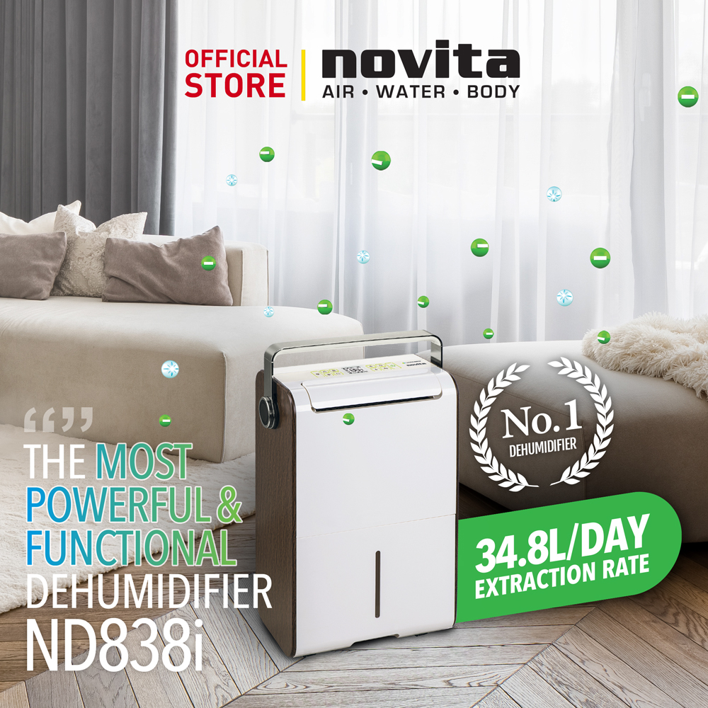novita Dehumidifier ND838i with 3 Years Full Warranty | Shopee Singapore
