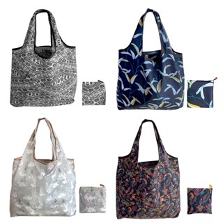 Reusable Grocery Bags Washable Foldable Packable Tote Heavy Duty ...