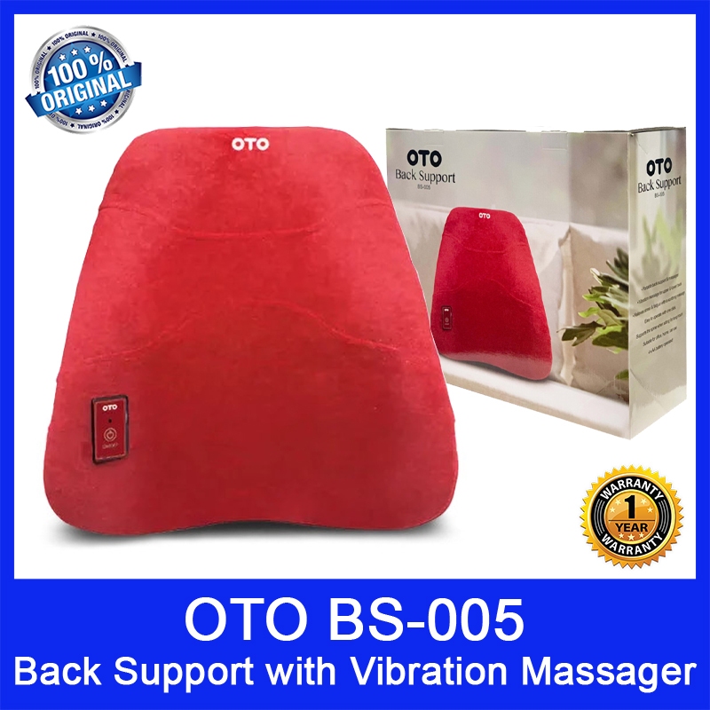 OTO BS-005 Back Support. Vibration Massage. Buckle Strap. Local SG Stock. 1 Year Warranty ...
