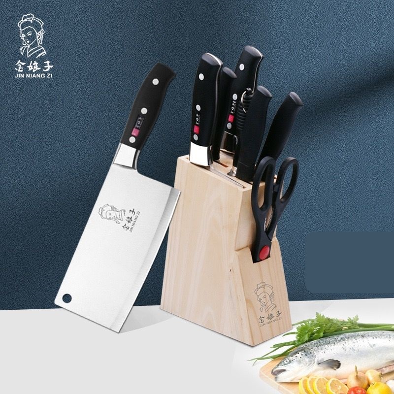 8Pcs Knife Set Multi-Functional Knives For Meat Vegetable Kitchen Fruit ...