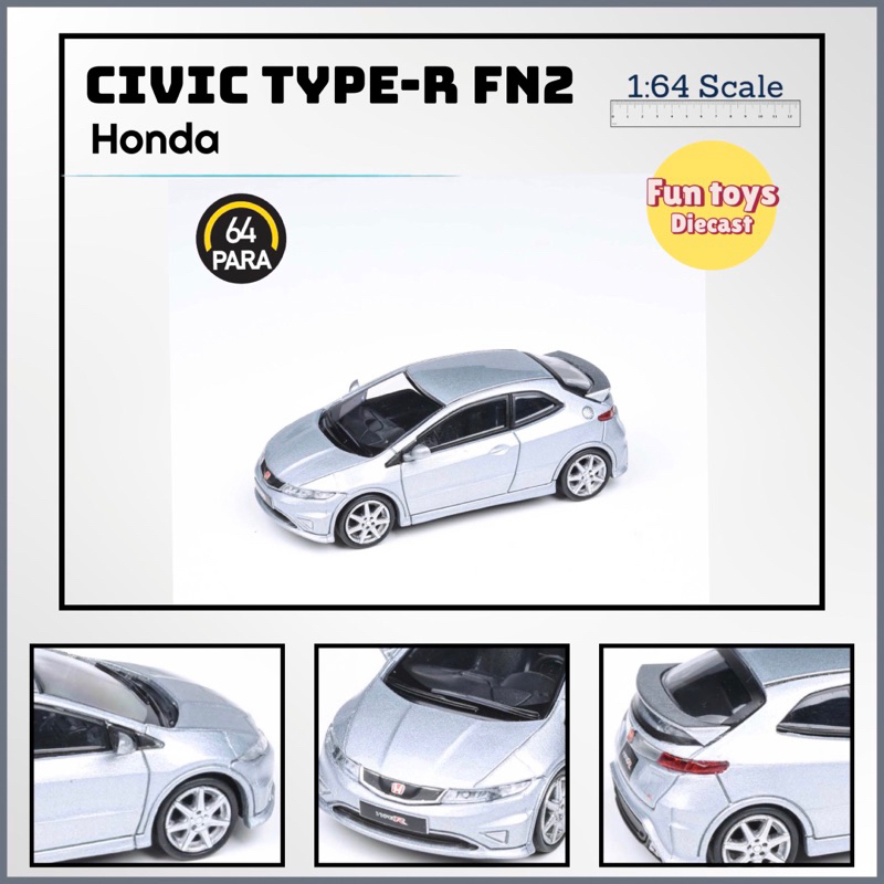 PARA64 Honda Civic Type R FN2 Euro Alabaster Silver Metallic | Shopee ...