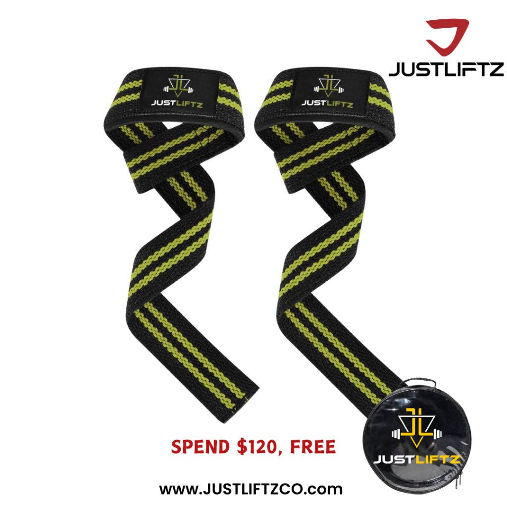 Justliftz Heavy Duty Premium Lifting Straps Deadlift, Powerlifting ...
