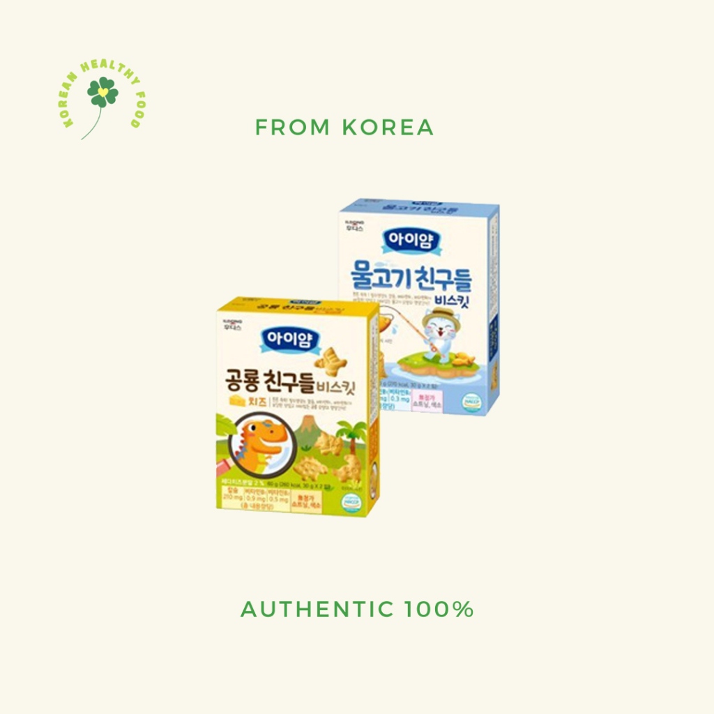 ILDONG FOODIS Iyam Calcium Vitamin Biscuit 30g (2 kinds) | Shopee Singapore