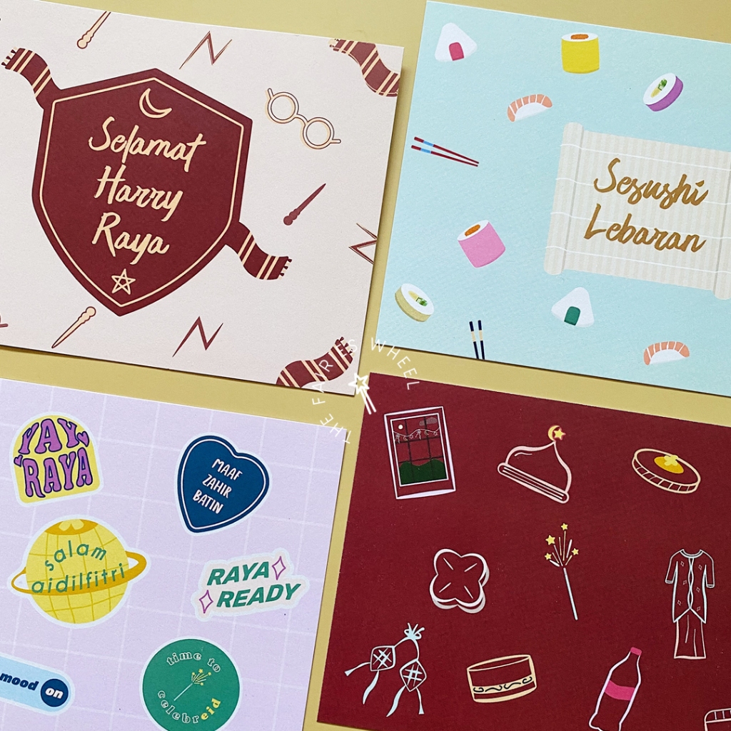 Eid Cards [Raya Cards, Eid Greeting Cards, Hari Raya Cards] | Shopee ...