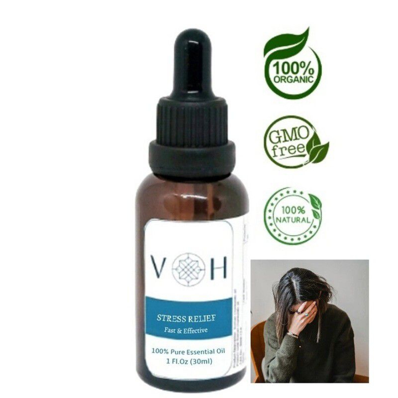 Stress relief oil- ground mood swings, relax muscle fatigue, melt ...
