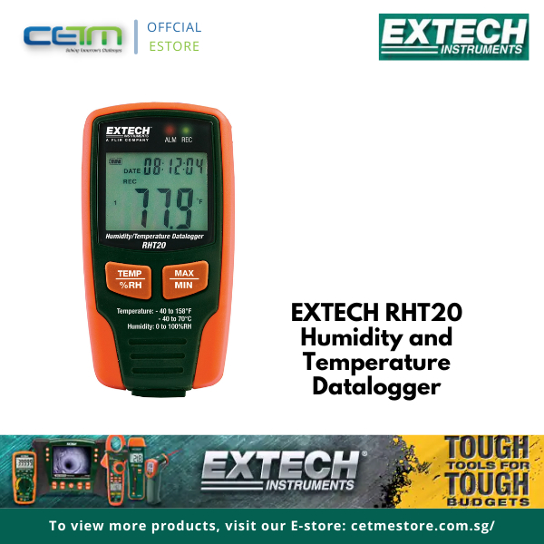 EXTECH RHT20 Humidity and Temperature Datalogger | Shopee Singapore