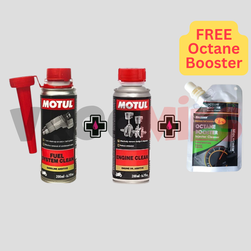 Motul Engine Clean Moto/Fuel System Clean Moto 200ml | Shopee Singapore