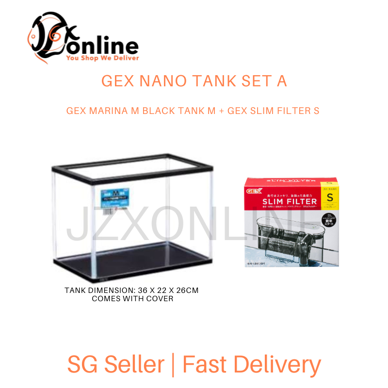 GEX Nano Tank Set A (36cm) | JZXONLINE | Tank Set | Aquarium Set | Shopee Singapore