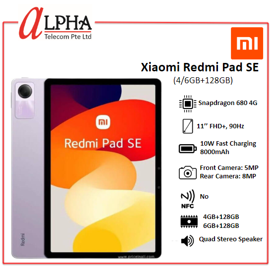 [Latest Model] Xiaomi Redmi Pad SE 11" WIFI (4+128GB/6+128GB ...