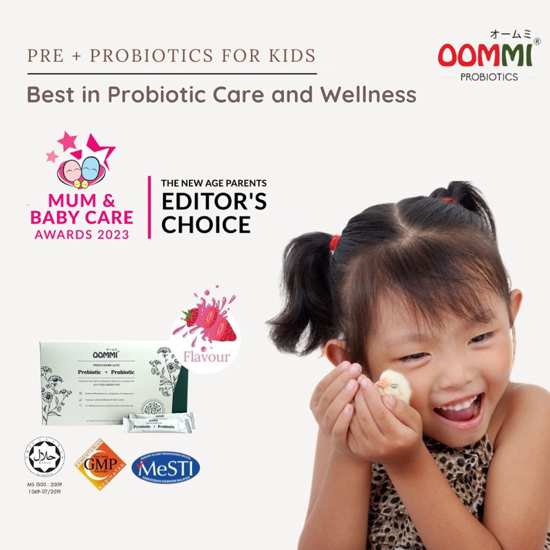 OOMMI Prebiotic + Probiotic | Multivitamin | Boost immunity & mood ...