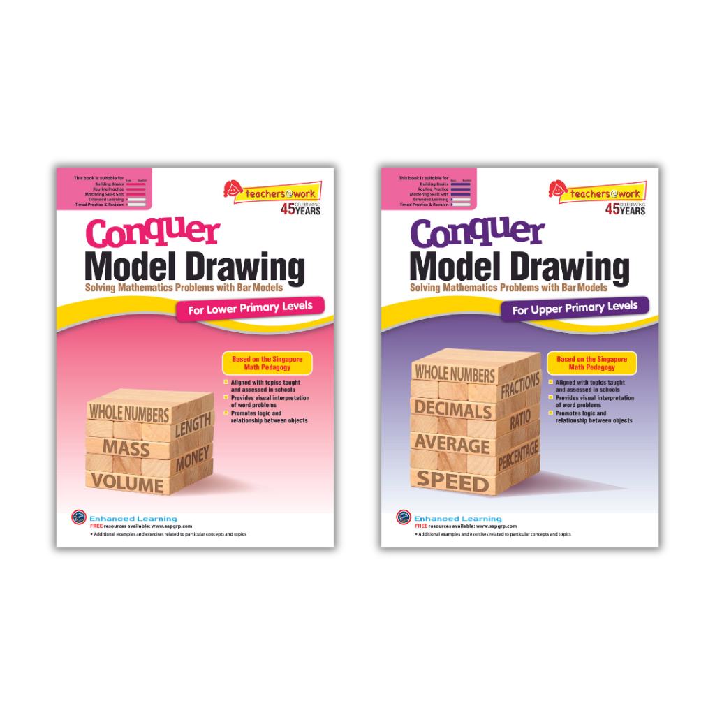 Conquer Model Drawing For Lower & Upper Primary Levels | Skill-based ...