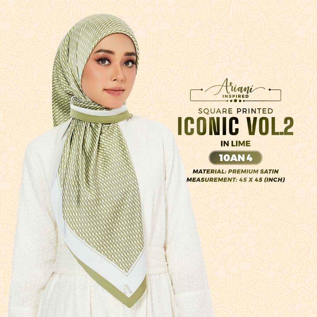 Ariani Iconic VOL.2 Printed Square Collection (10AN) | Shopee Singapore