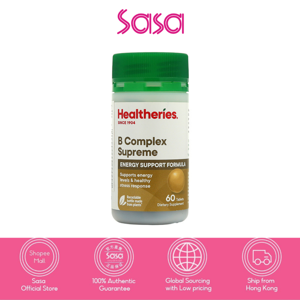 Healtheries B Complex Supreme 60 Tablets | Shopee Singapore