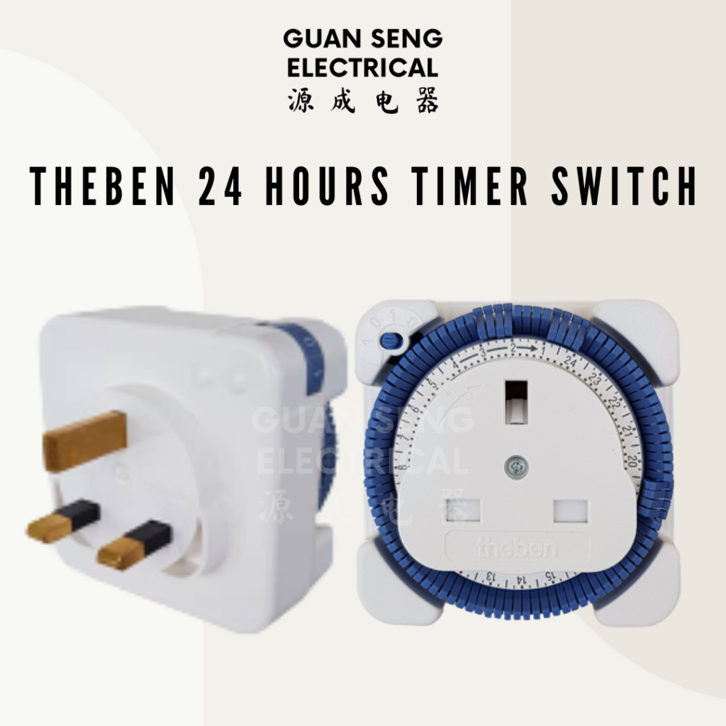Theben 24 Hours Segment Time Switch 13A Plug | Guan Seng Electrical ...