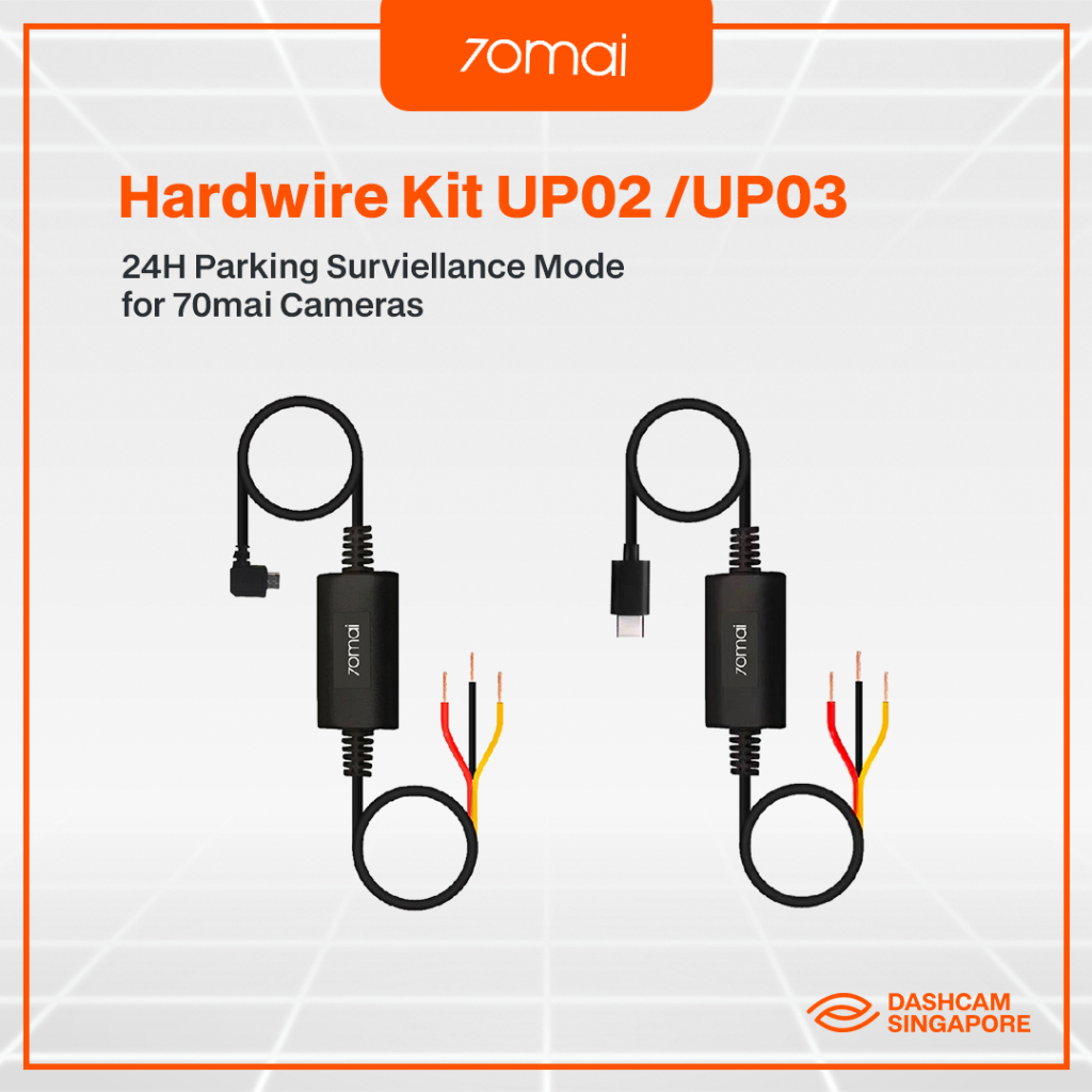 70mai Hardware/Hardwire Kit for 24H Parking Surveillance Cable (3m ...