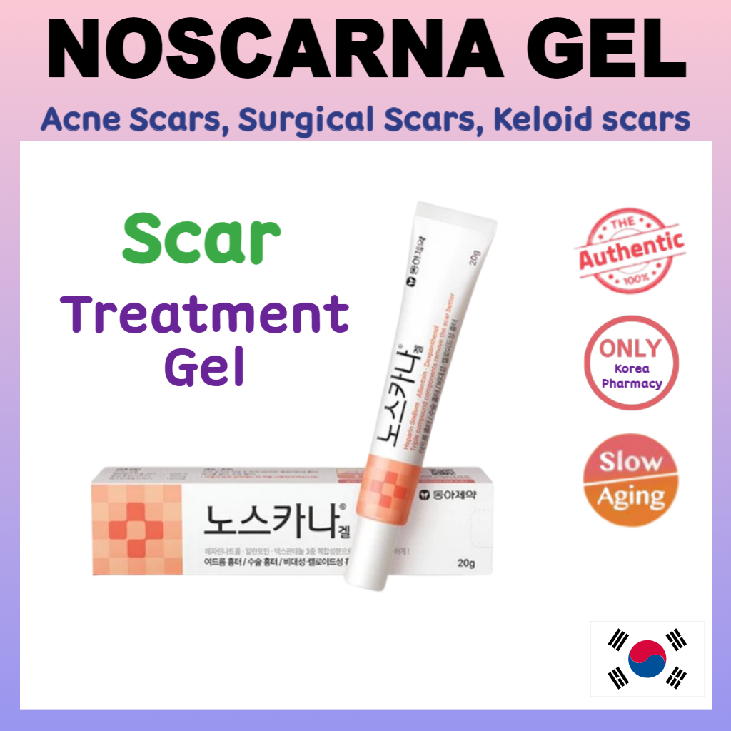 ★Korea Pharmacy★ [Dong-A] Noscarna Gel Scar Treatment Gel 10g 20g ...
