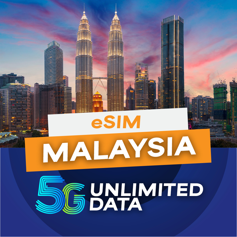 5G Esim - Malaysia sim card 1-7 Days Unlimited data | Shopee Singapore