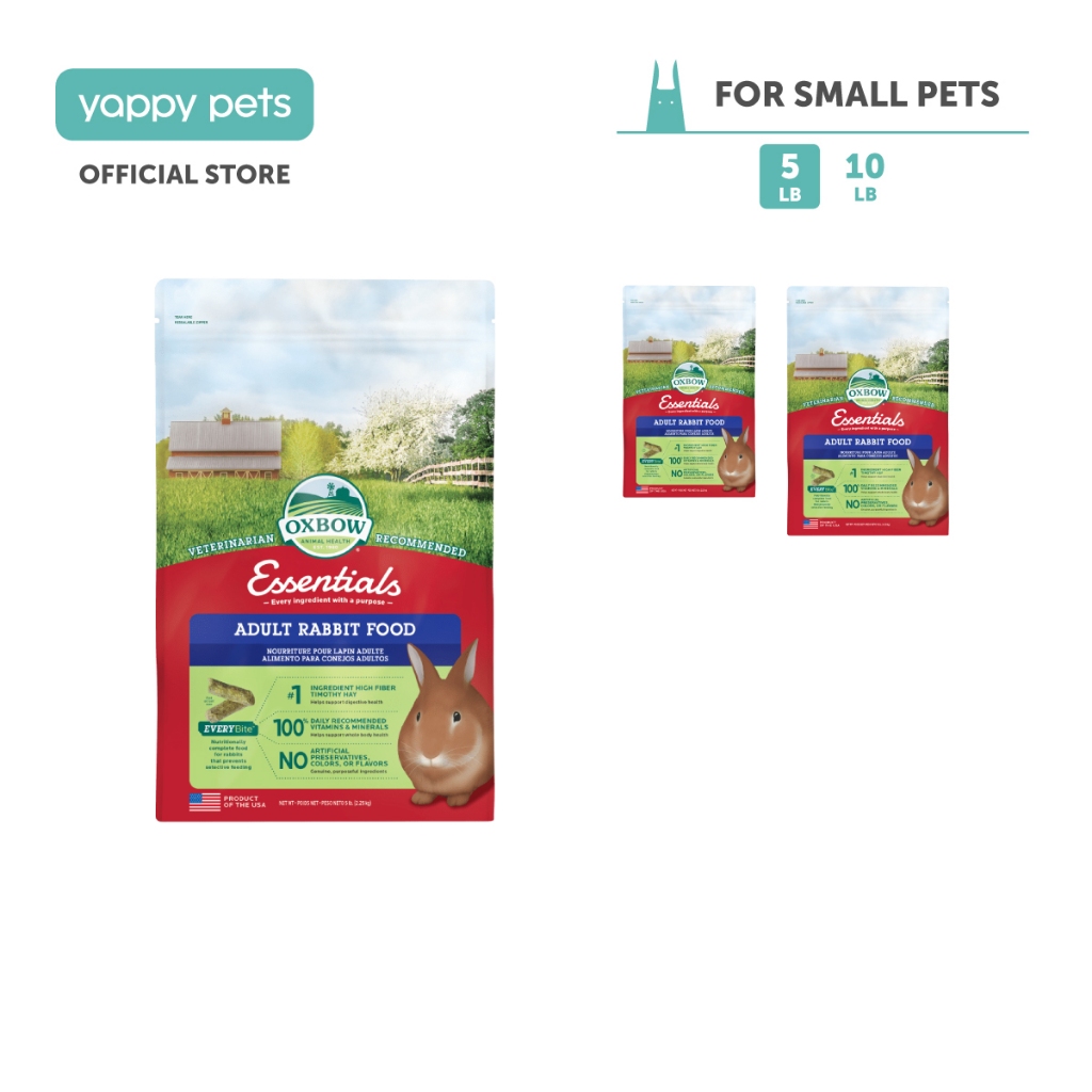 BFCM Oxbow Essentials Adult Rabbit Food | First Cut Timothy Hay Base ...