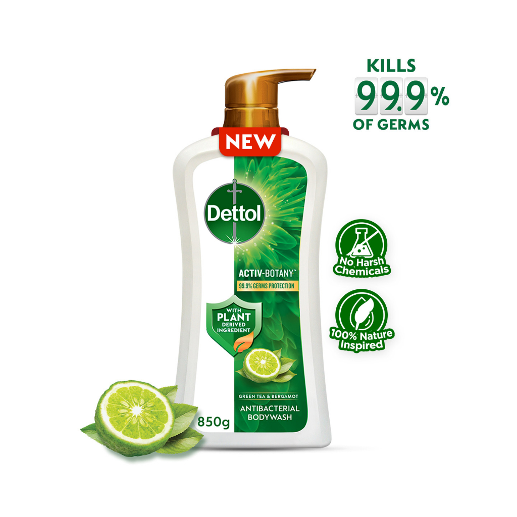 [new] Dettol Activ Botany Anti Bacterial Body Wash 850g 100 Nature