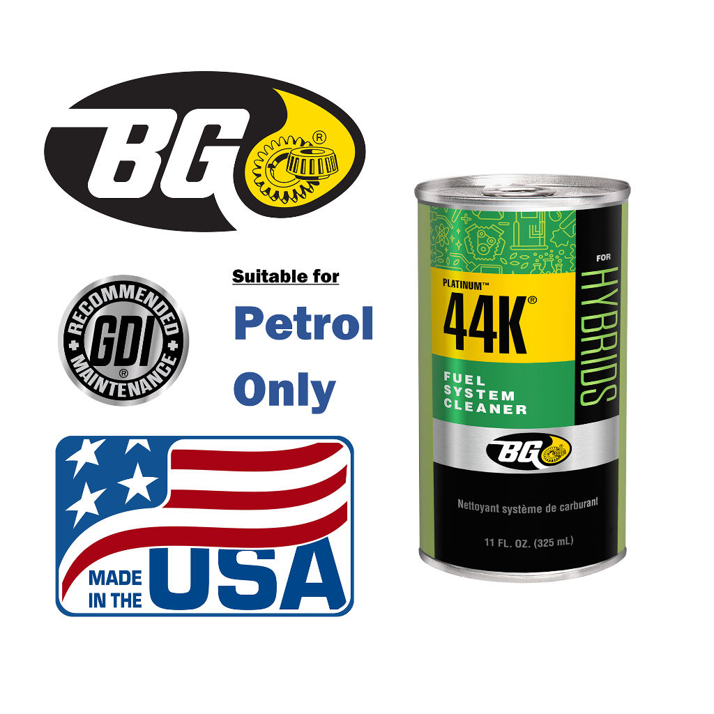 BG Platinum 44K® Premium Fuel Additives for Hybrids 11oz. Made in USA (325 mL) | Shopee Singapore