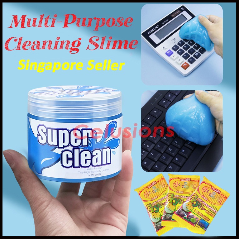 【SG Seller】 ️️Multi-purpose Cleaning Slime ️️Reusable Dust Cleaner ...