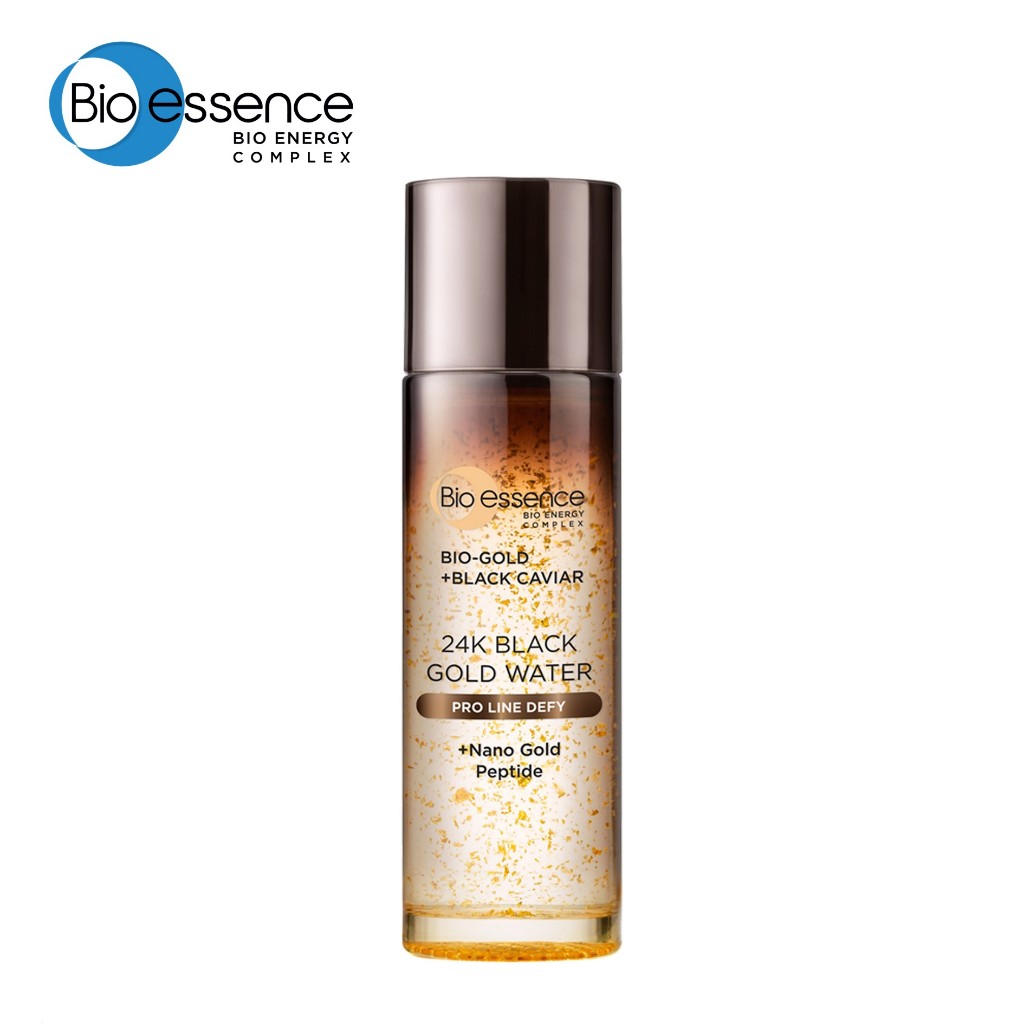 BIO ESSENCE Bio-Gold 24K Gold Black Gold Water 100ml - with black ...