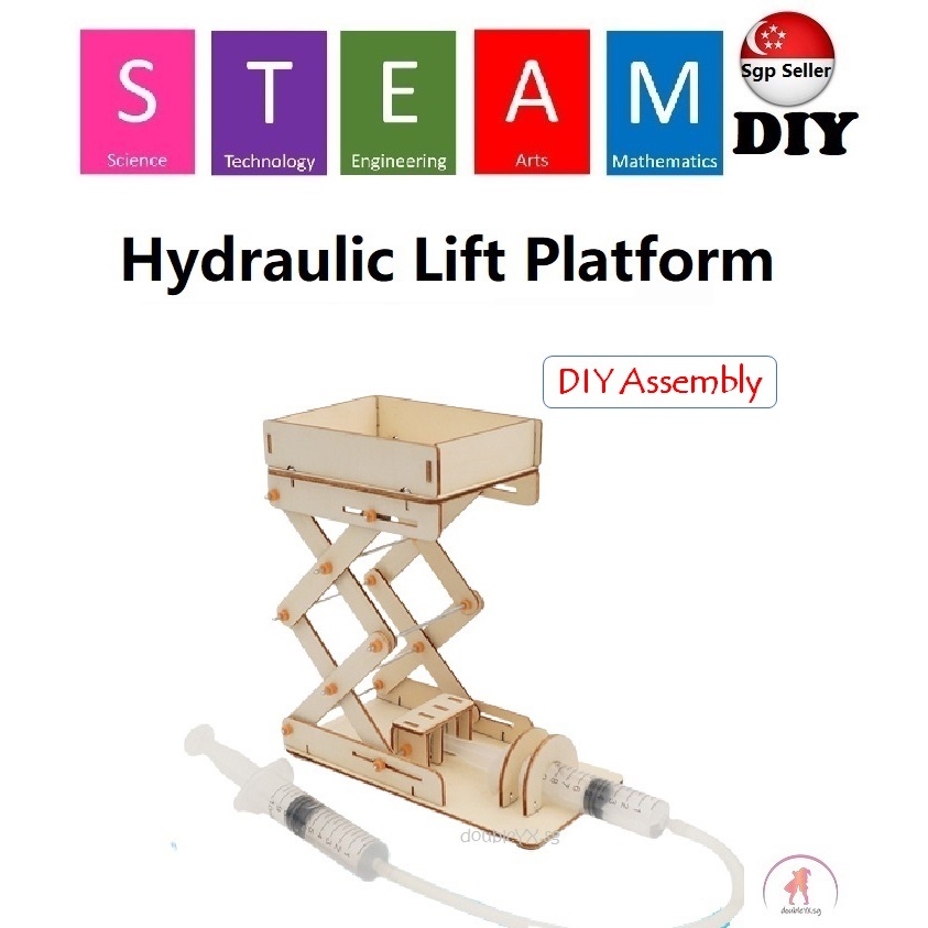 Hydraulic Lift Platform DIY STEM Toys - Kids Educational Science Toy ...