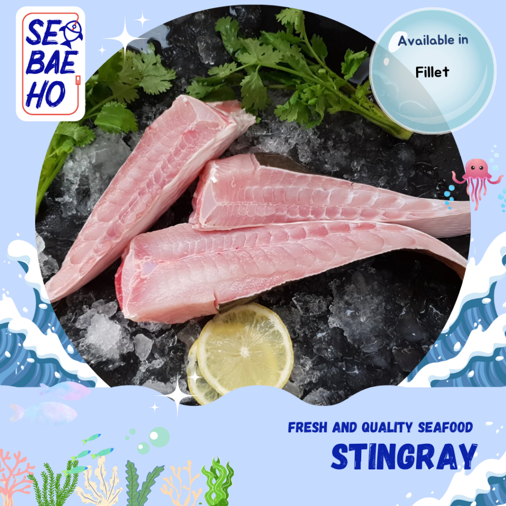 Seabaeho Seafood Stingray 黄貂鱼 (Fillet) | Shopee Singapore