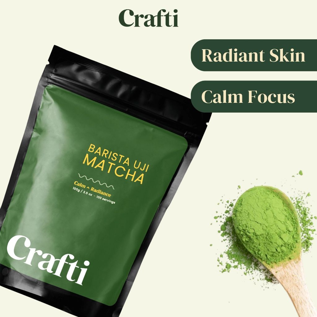 Crafti Barista Uji Matcha Powder | Shopee Singapore