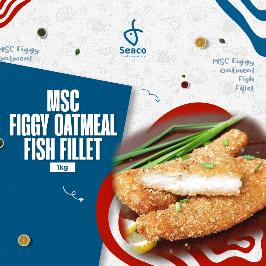 [SEACO] MSC Figgy Oatmeal Fish Fillet - 1kg | Shopee Singapore