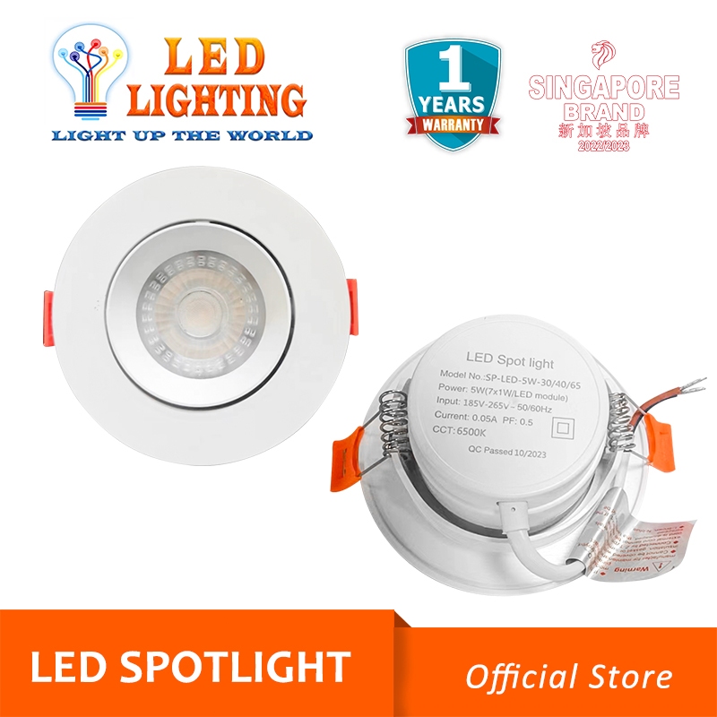 LED Ceiling Downlight 3W 5W 7W Round Recessed Lamp 220V-240V Led Bulb ...