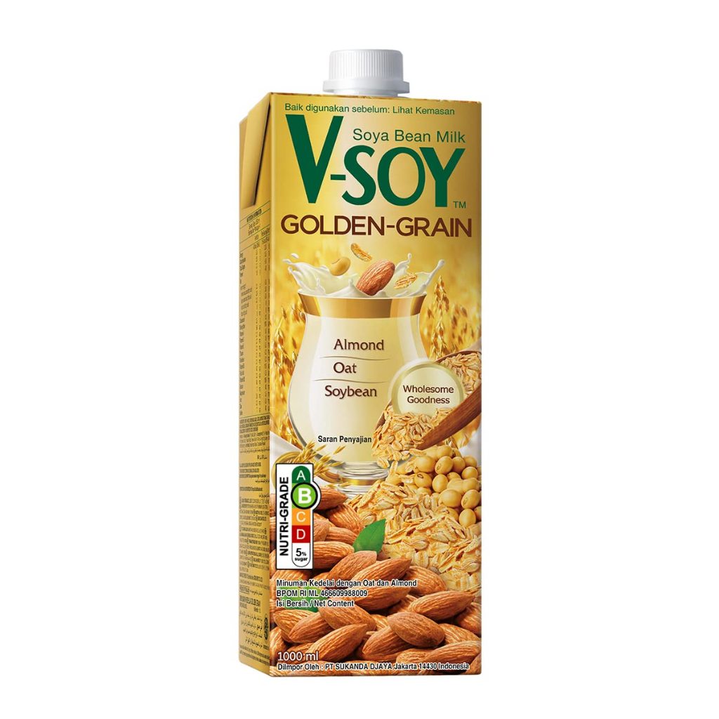 V Soy Golden Grain Soy Bean Milk 1L | Shopee Singapore