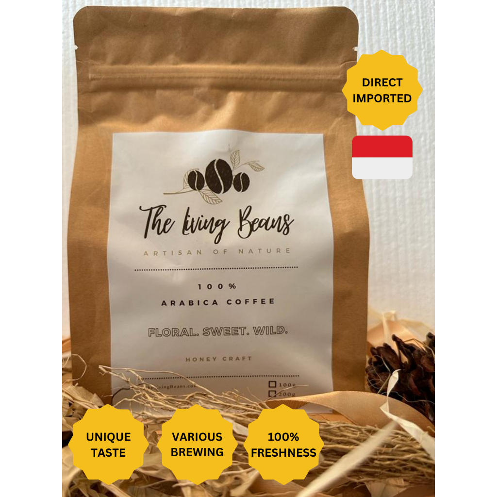 Specialty Coffee Beans The Living Beans Indonesia Winey Honey Craft ...