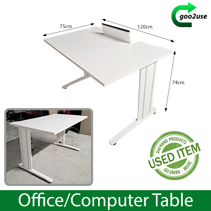 [FREE DELIVERY] Office Table Computer Study Desk Used 2nd Hand ...
