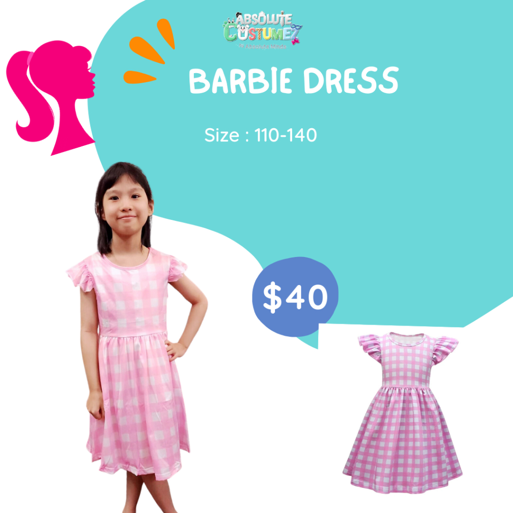 SG Local Seller Barbie Kids Dress/Theme Party/Halloween Party Costumes | Shopee Singapore