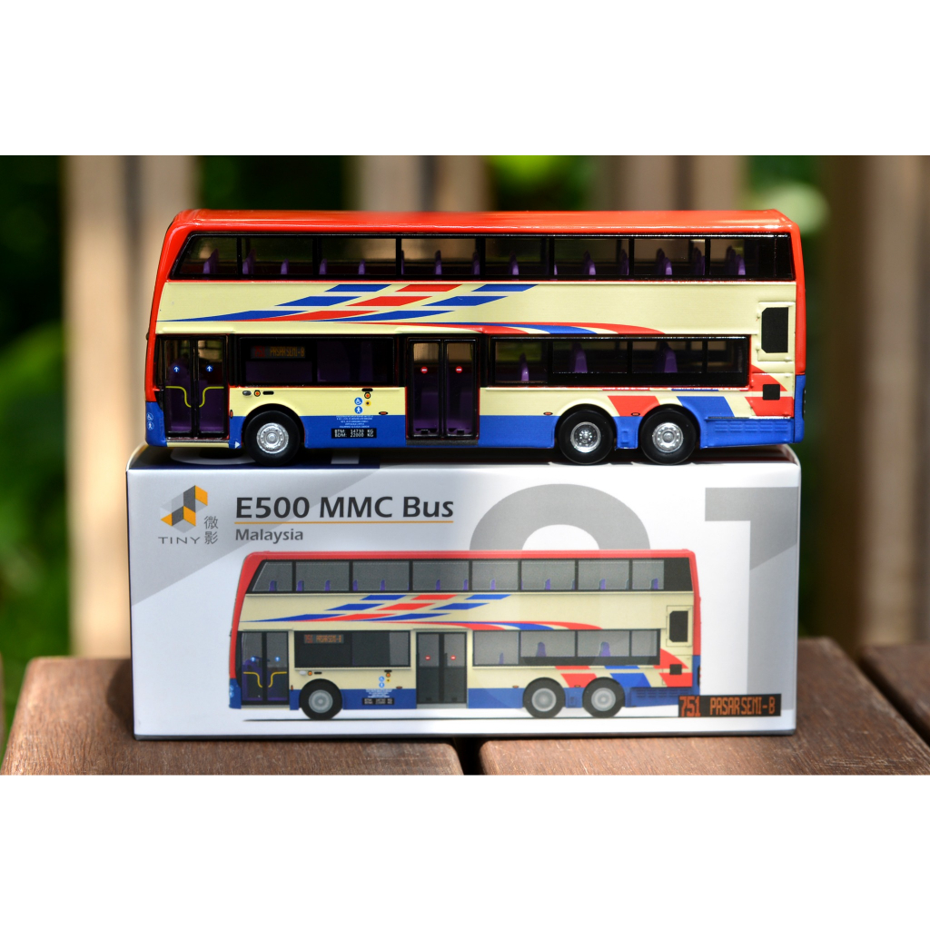 SG Seller: (Batch 2 from Hong Kong) TINY City Malaysia Bus MY01 E500 MMC Diecast Bus Model 1:110 ...